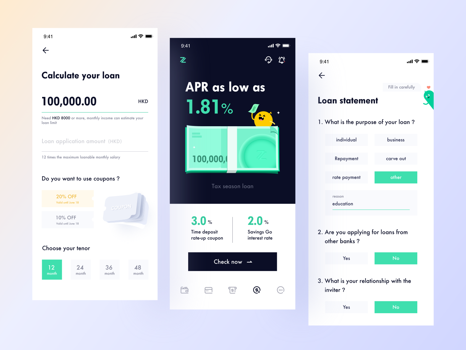 ZA Bank Virtual Bank loans By Ben For RaDesign On Dribbble za-bank-virtual-bank-loans-by-ben-for-radesign-on-dribbble