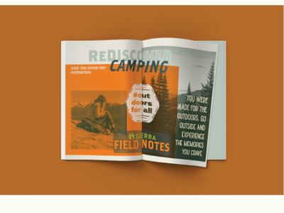 Double Page Ad Campaign Design by Samantha Peskie on Dribbble