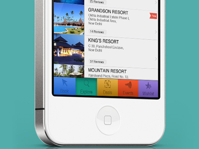 Resort App by Yogesh Khandare on Dribbble