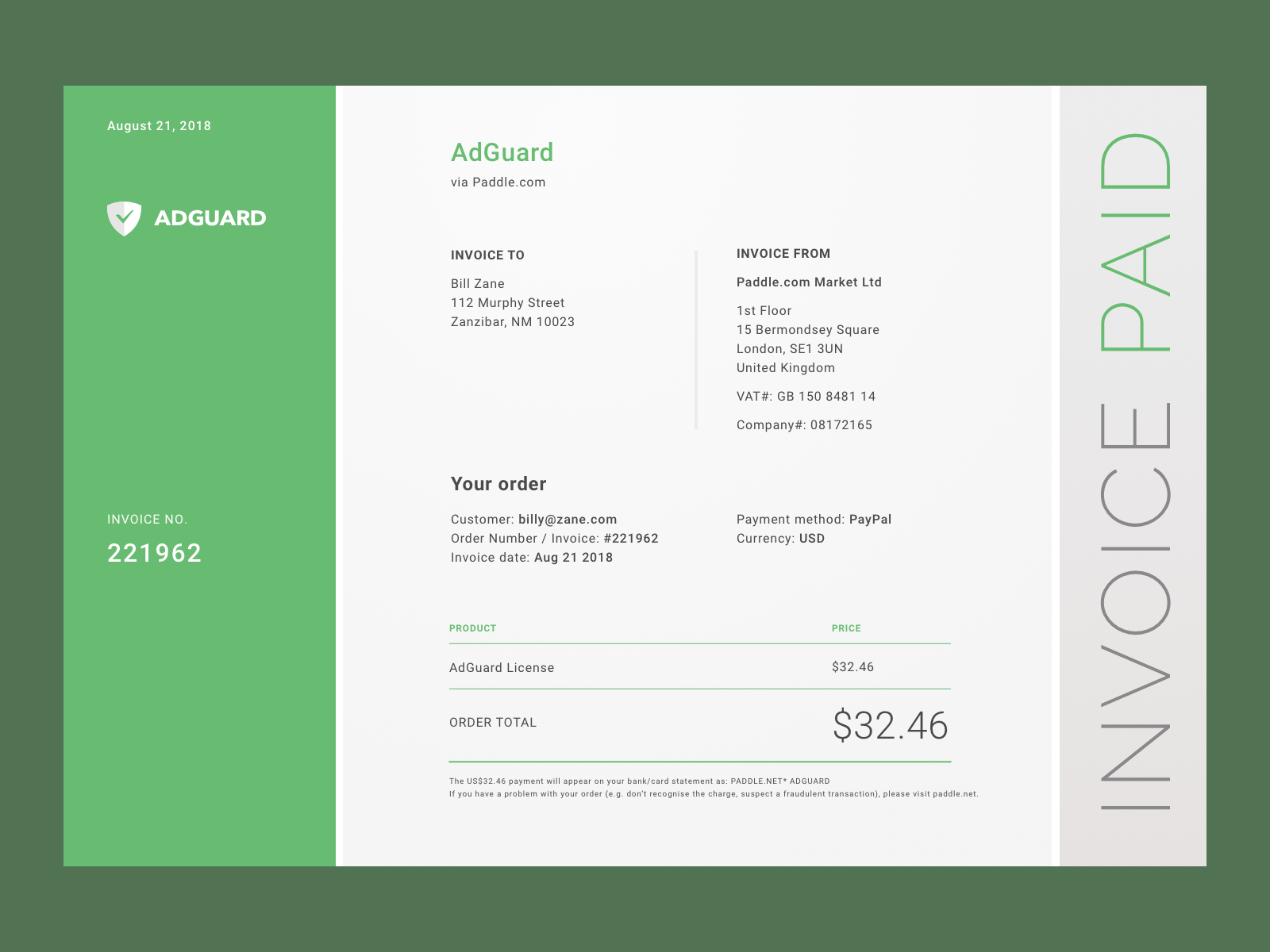 Invoice UI by Michael Cullinan on Dribbble