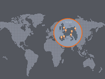Box World Map by Fraz Khalid on Dribbble