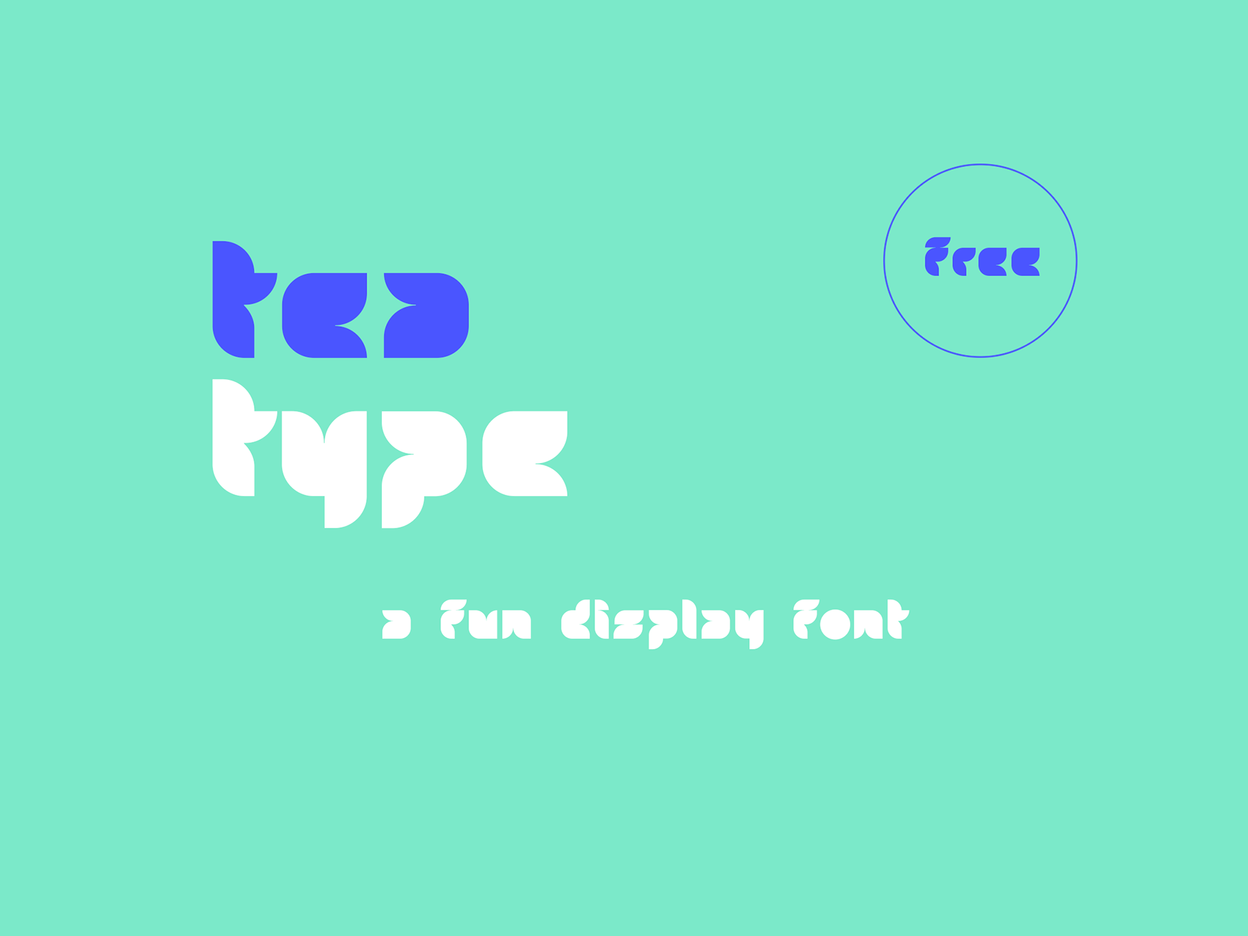 Tea Free Font by FONTSrepo on Dribbble