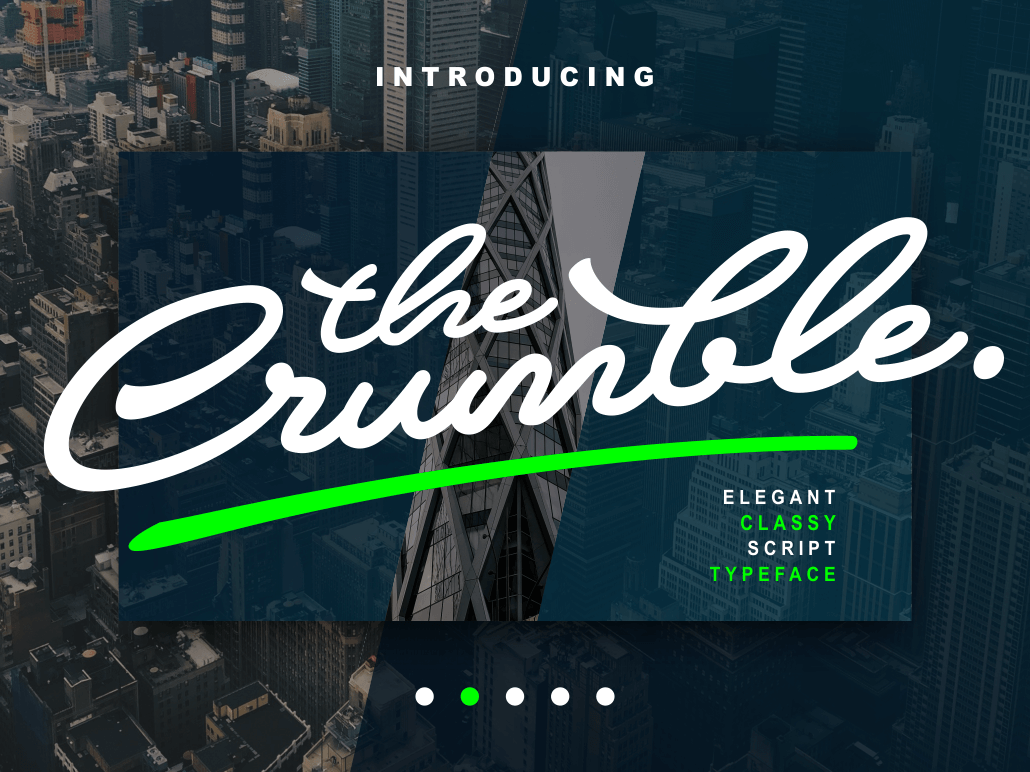 Crumble Free Script Font by FONTSrepo on Dribbble