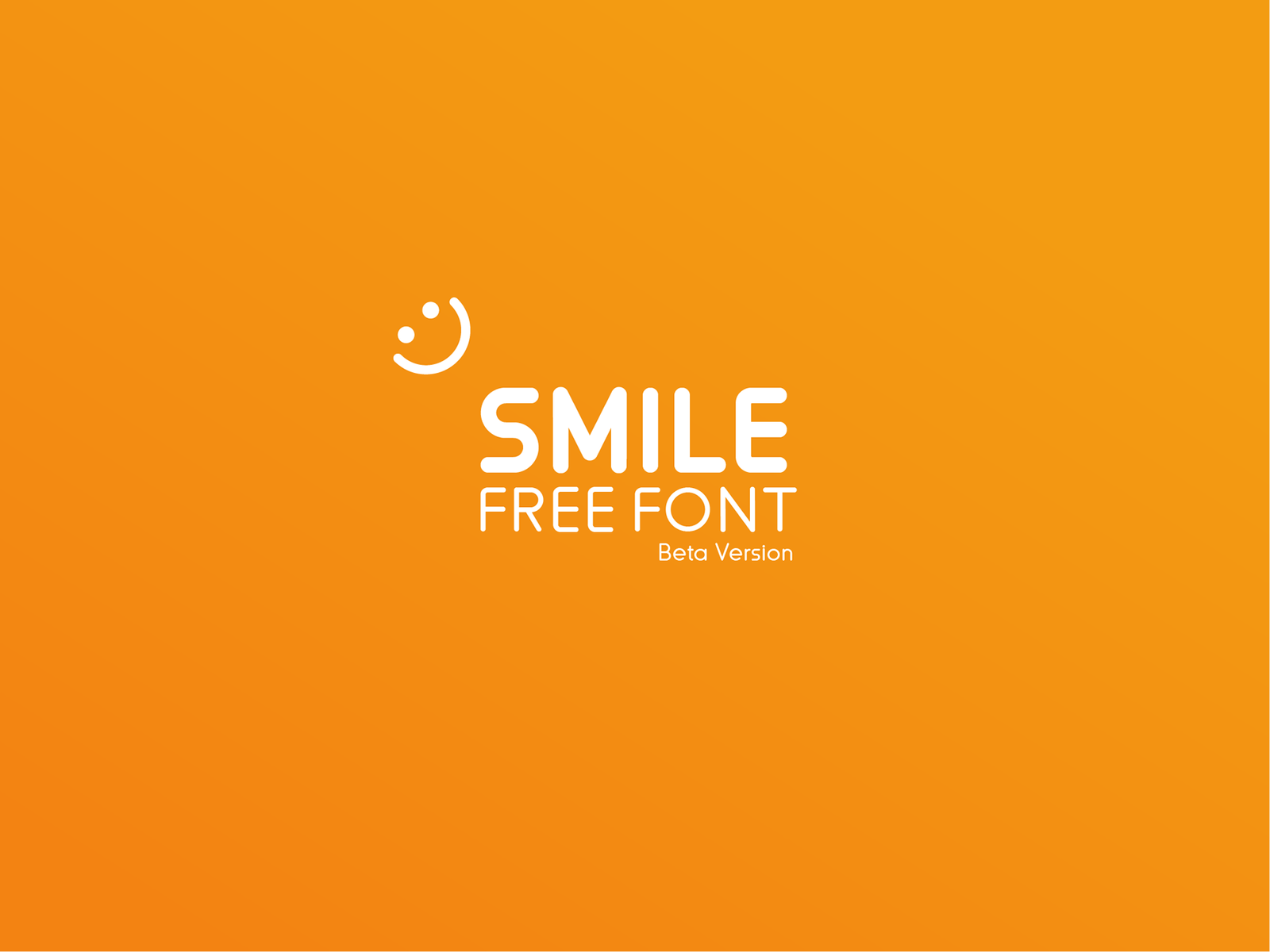 Smile Free Font by FONTSrepo on Dribbble