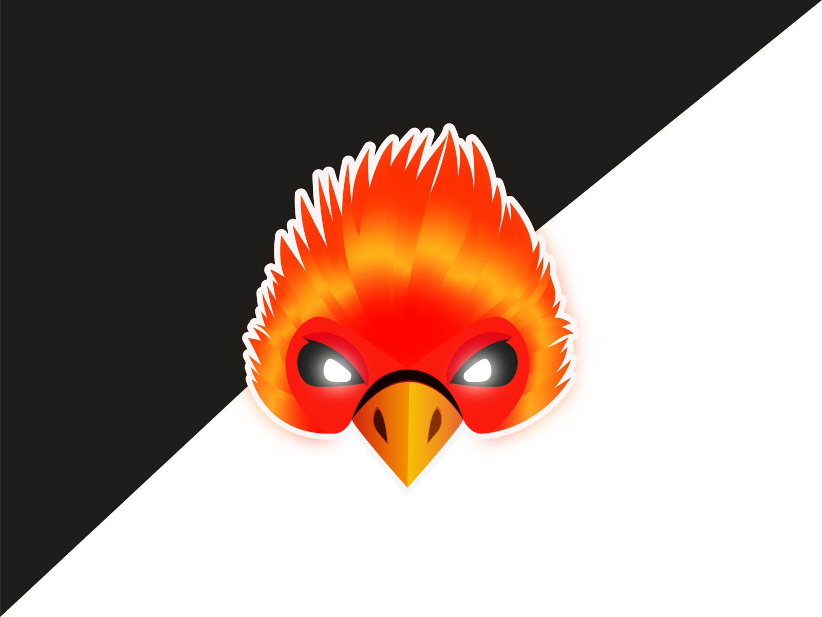 Fire bird by Amir shamsipour on Dribbble