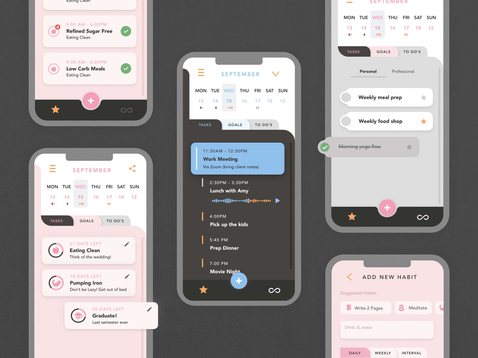 Key Planner App by Marcelle Fritsch for Orchid on Dribbble