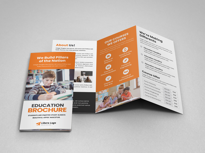 Education School Trifold Brochure by Nure Alam Jabin on Dribbble