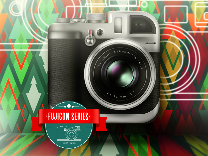 Fujifilm Finepix X100 Icon by Moc Romadoni on Dribbble