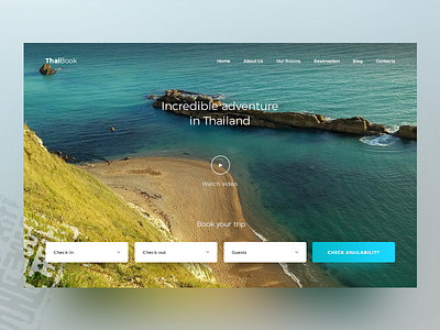 Landing Page (above the fold) by Aleksei Soldatov on Dribbble