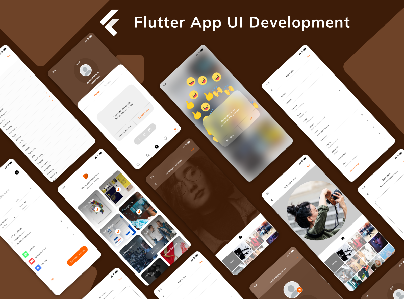 Flutter Front End UI by Shahrukh Khan on Dribbble