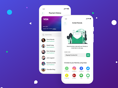 Transaction History Mobile App UI Design by Shahrukh Khan on Dribbble