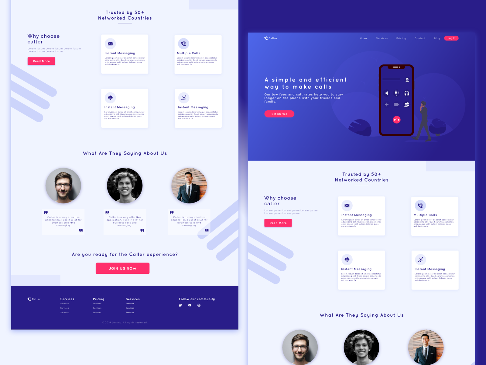 Caller Design by Precious Lamina on Dribbble