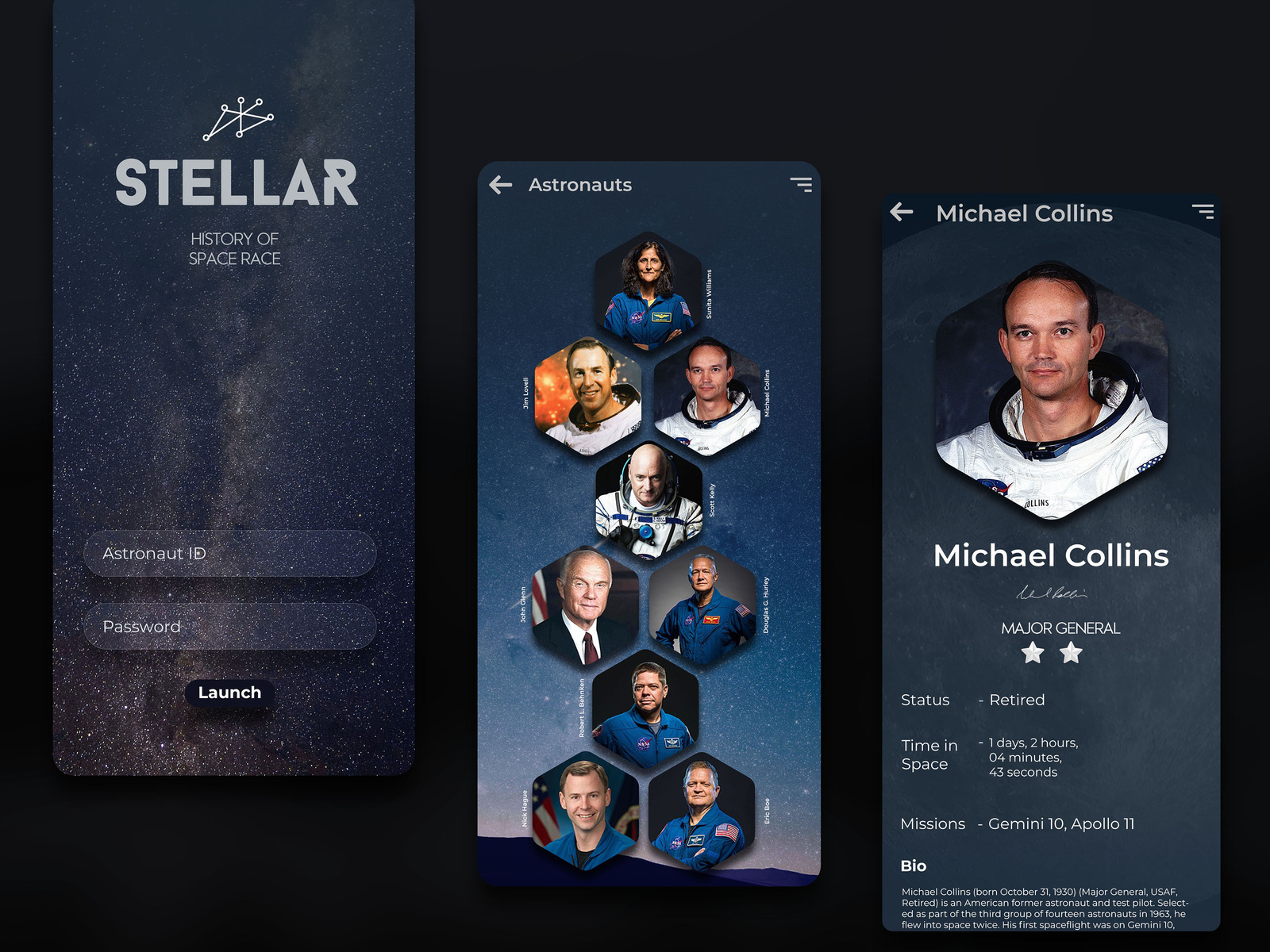 Astronaut App by Mohamed Rifath on Dribbble