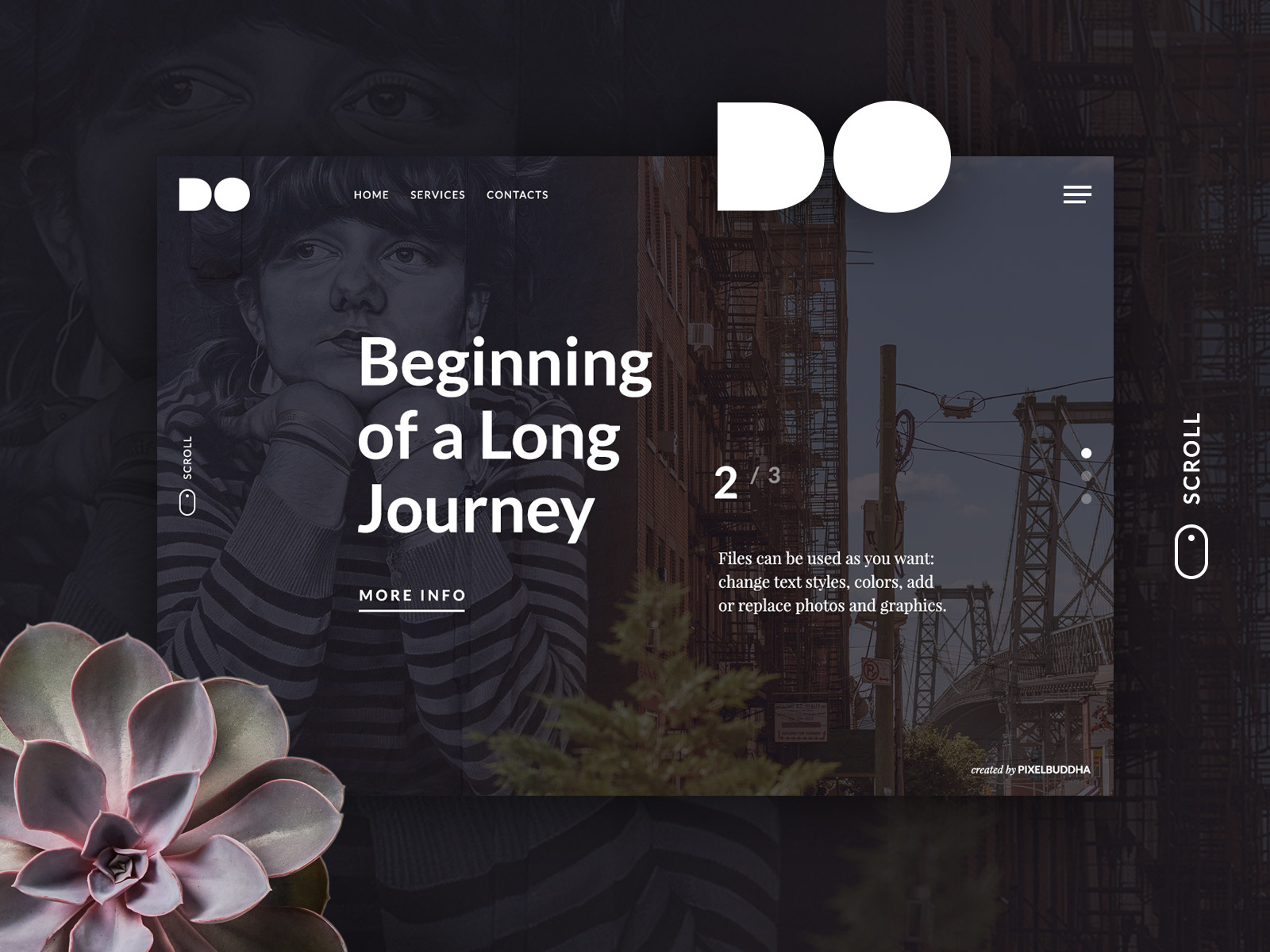 Free Website Hero Templates by The Designest on Dribbble