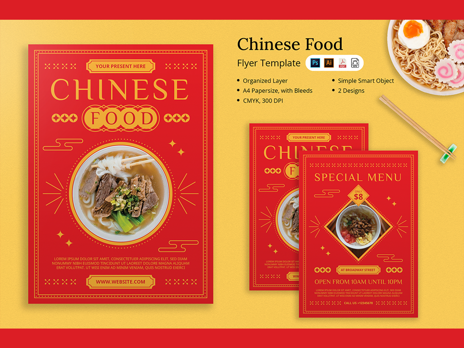 Chinese Restaurant Poster Design