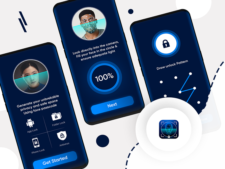 Face Scan UI Kit | Mobile UI/UX Design by Rina Virani on Dribbble