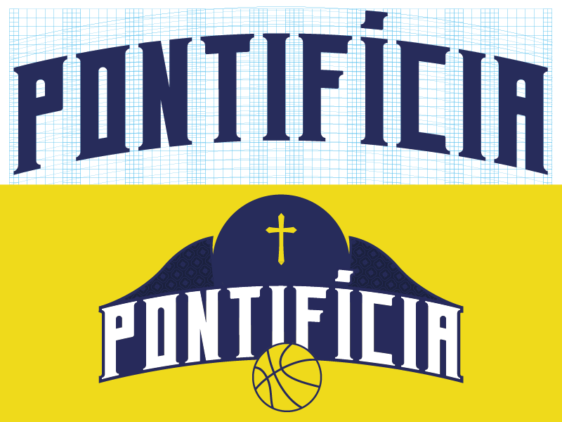 PUC-SP Basketball Logo by Lucas Camanho on Dribbble