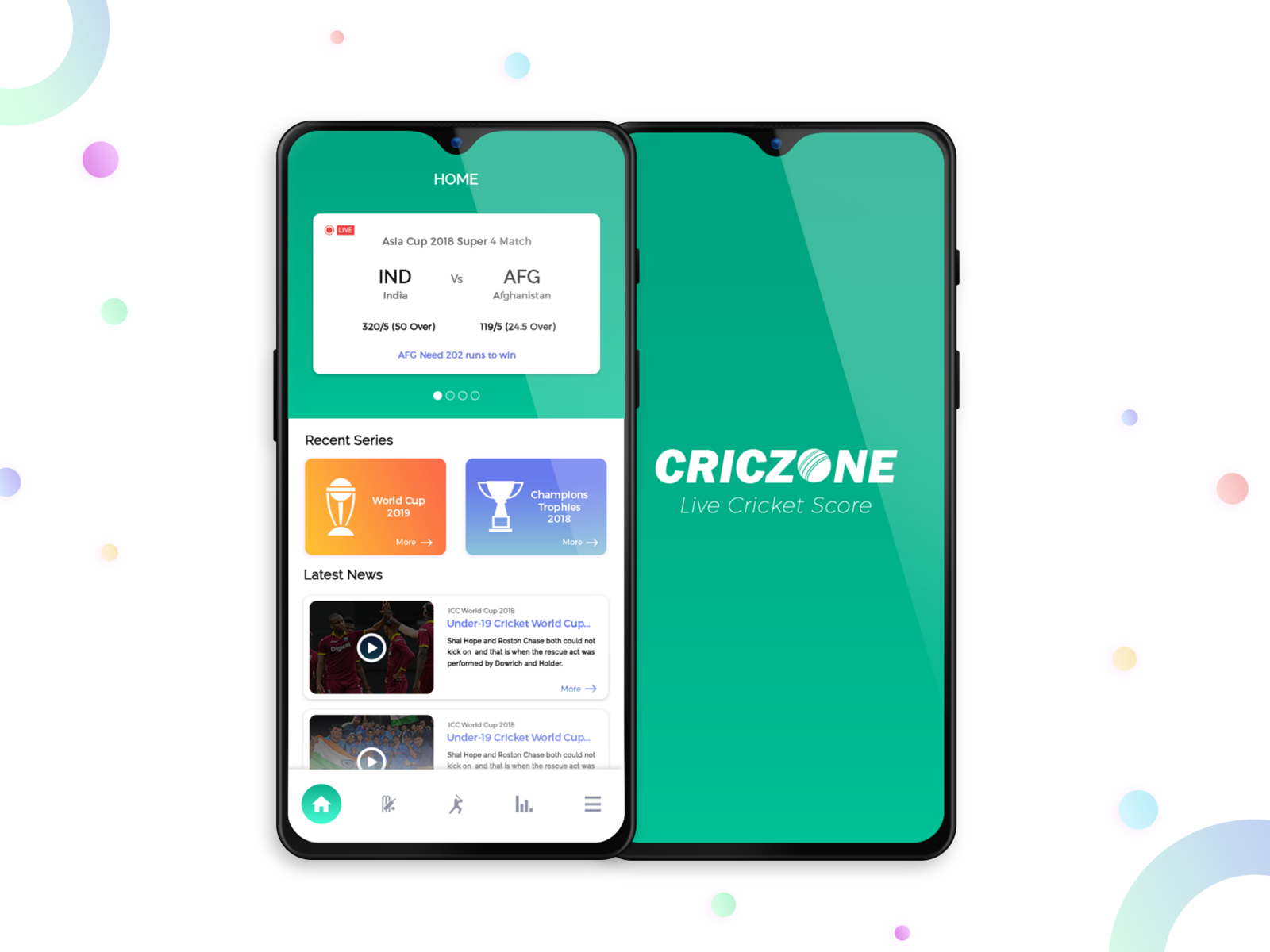 Cricket Score App !! by Manish Thakur 🎨 on Dribbble
