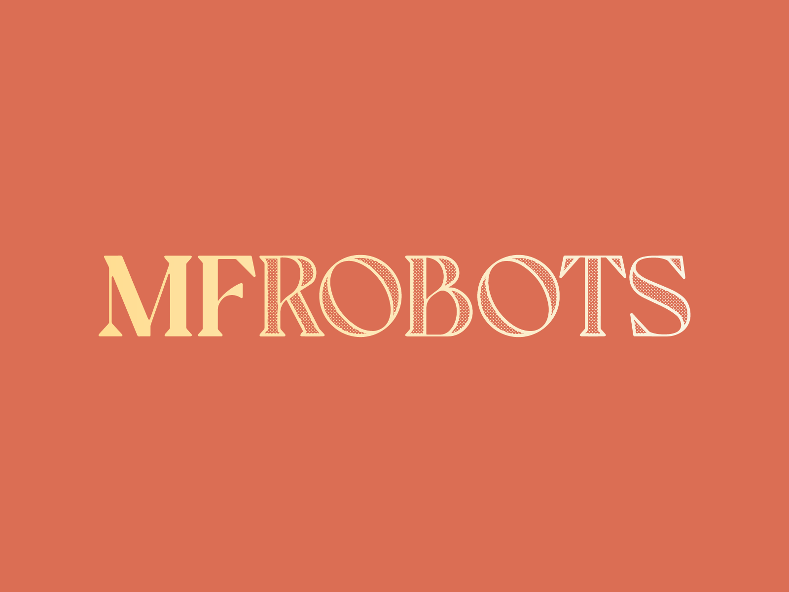 MF Robots Logo by Lewis Kay-Thatcher on Dribbble