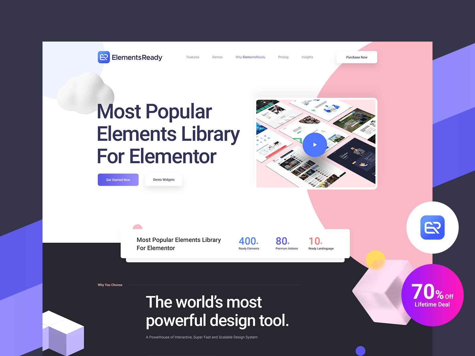 ElementsReady Elementor Addon by Shuvo | Designer for Quadrato on Dribbble
