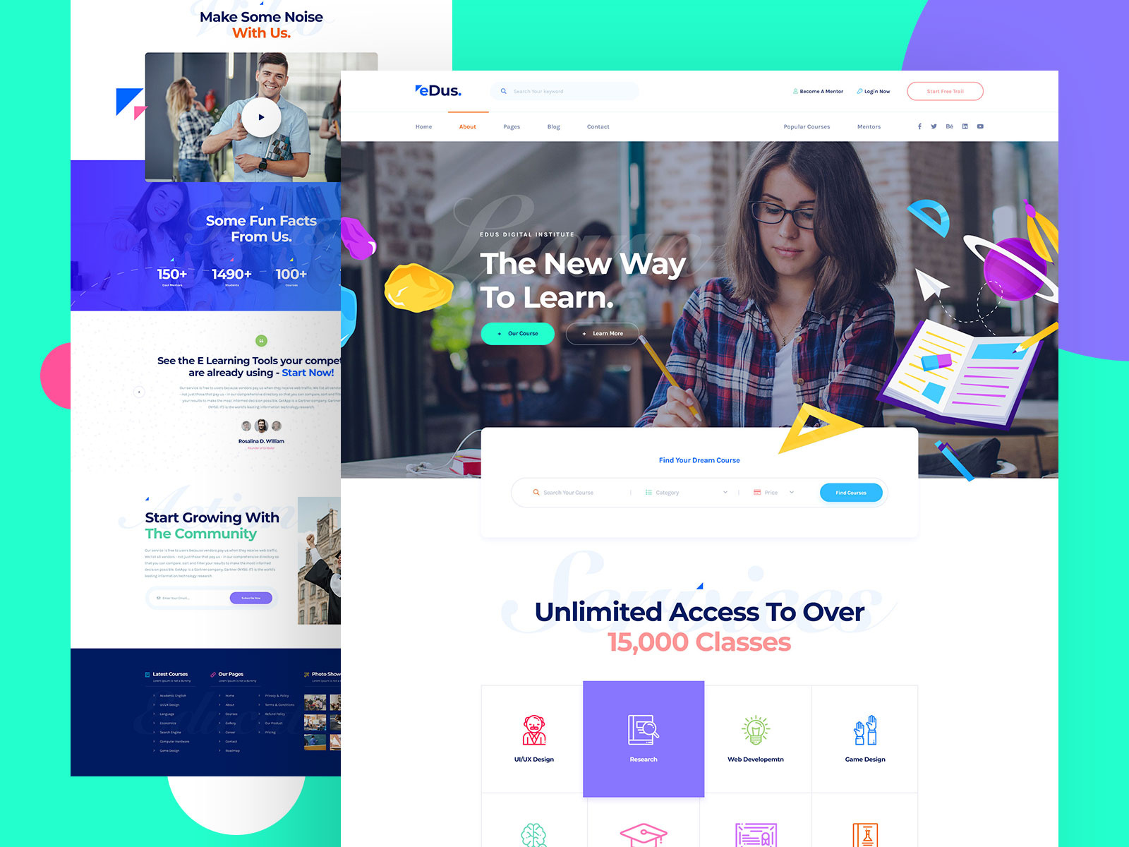 eDus LMS Online Education Platform by Yasinul Huq on Dribbble