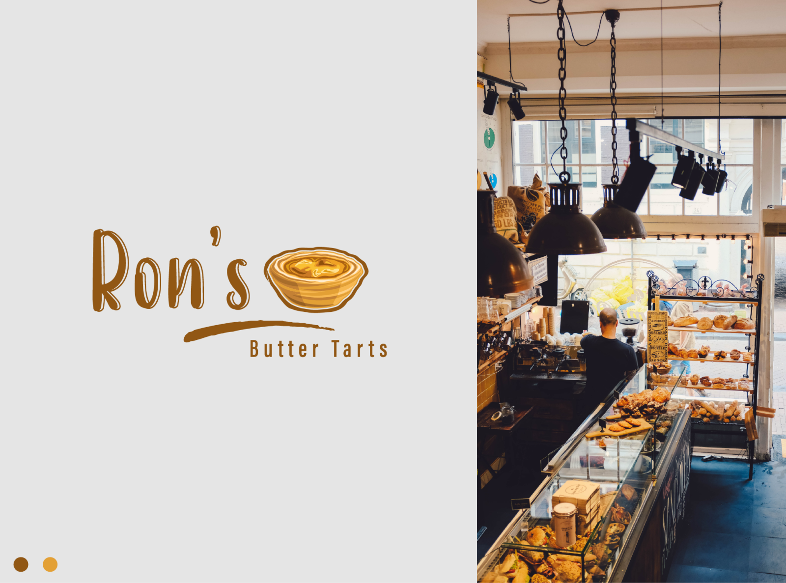 Ron's Logo Design by Touker Ahamed on Dribbble