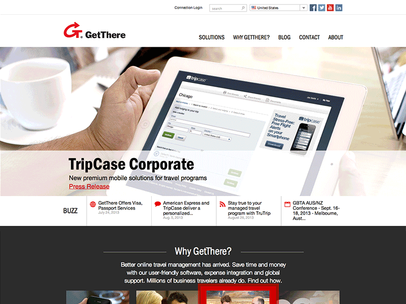 GetThere Website by LJ Carter on Dribbble