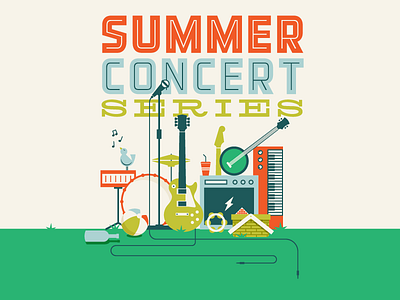 Summer Concert by brian hurst on Dribbble