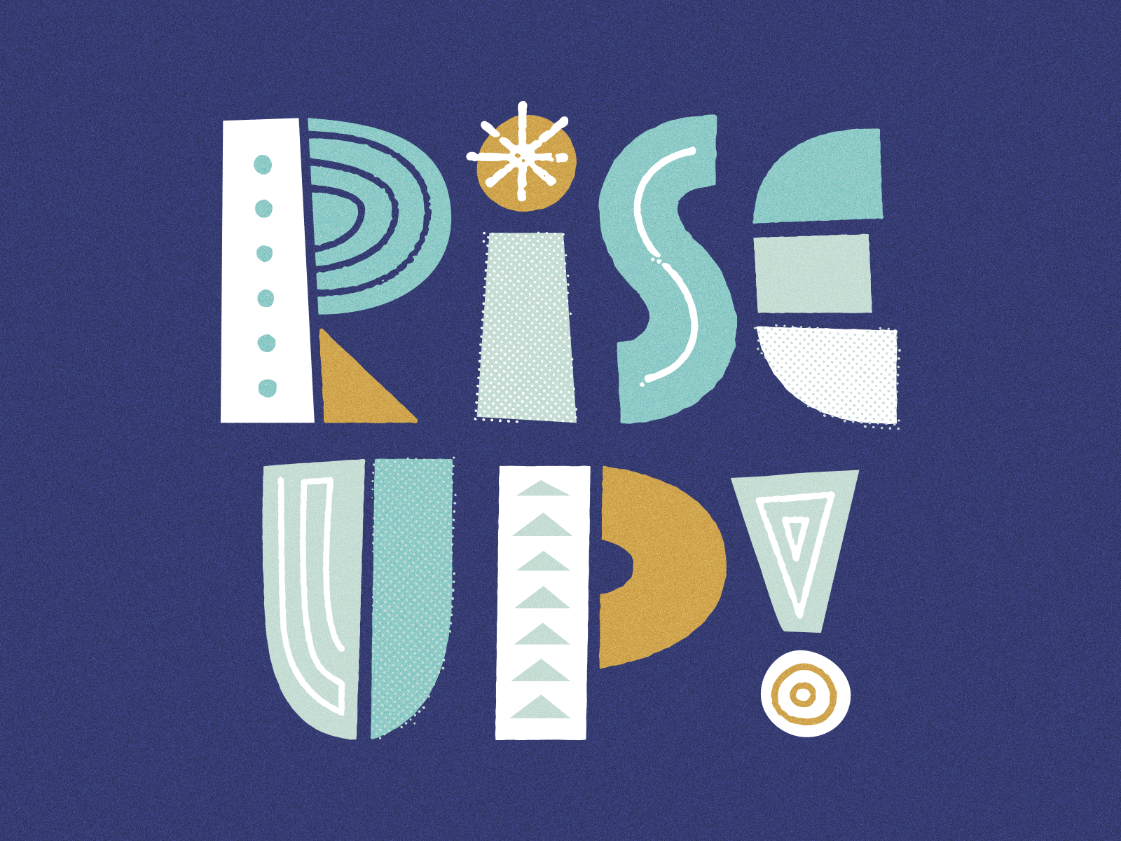 Rise Up Lettering by brian hurst on Dribbble