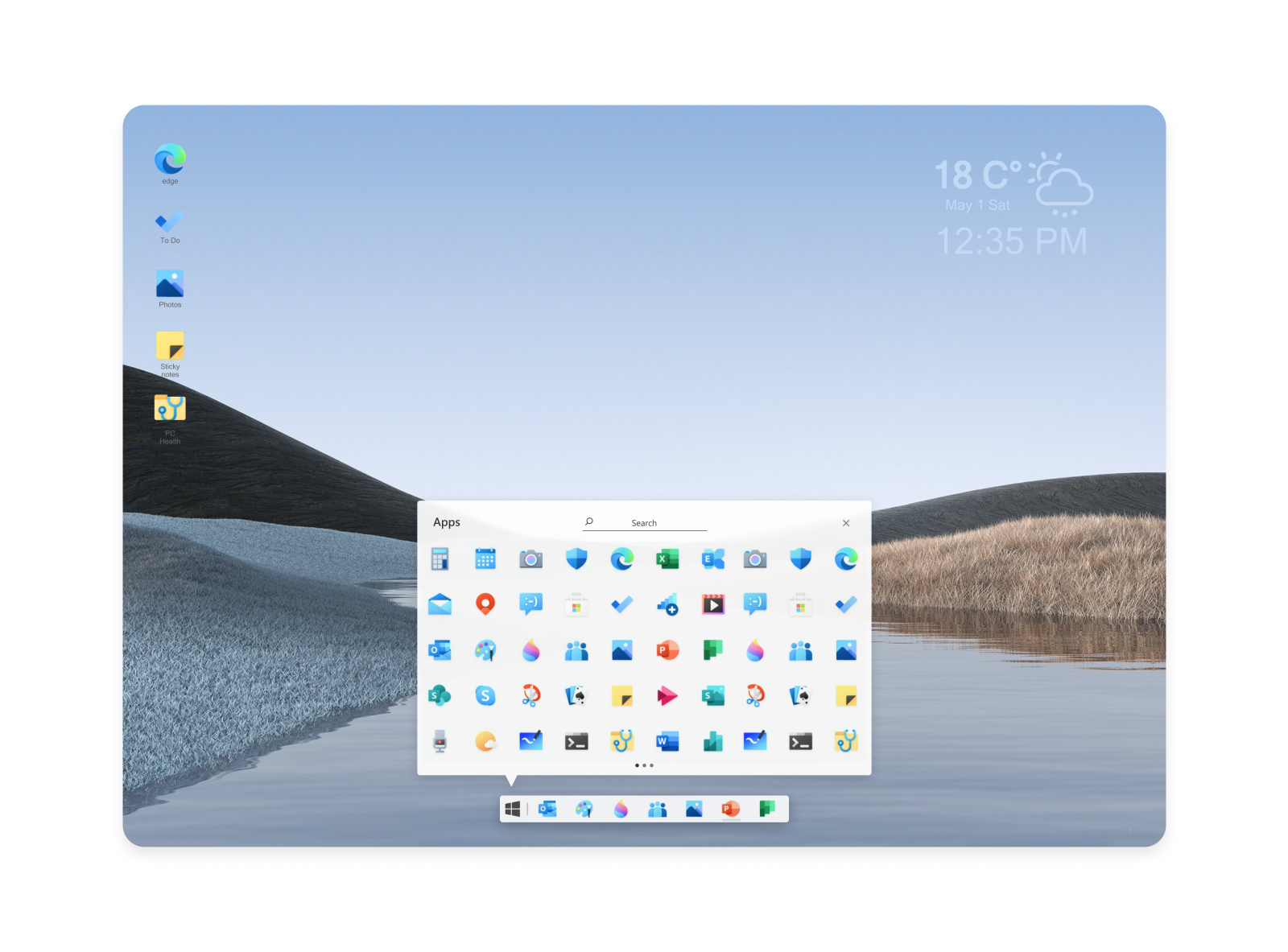 Windows 11 taskbar design. by Gabriel Alejandro on Dribbble