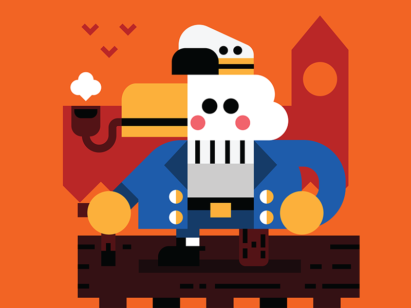 Captain Seagull by Carlo Beranek on Dribbble