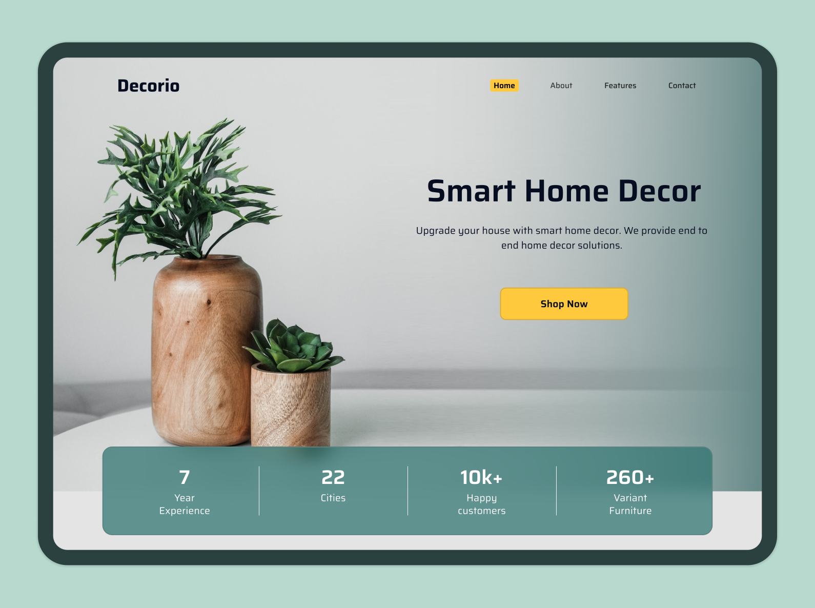 Web Design for Home Decor Store by Subham Tibrewal on Dribbble