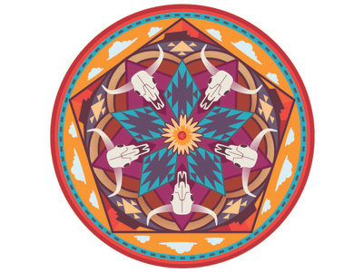 Desert Badge by Eileen Laitinen on Dribbble