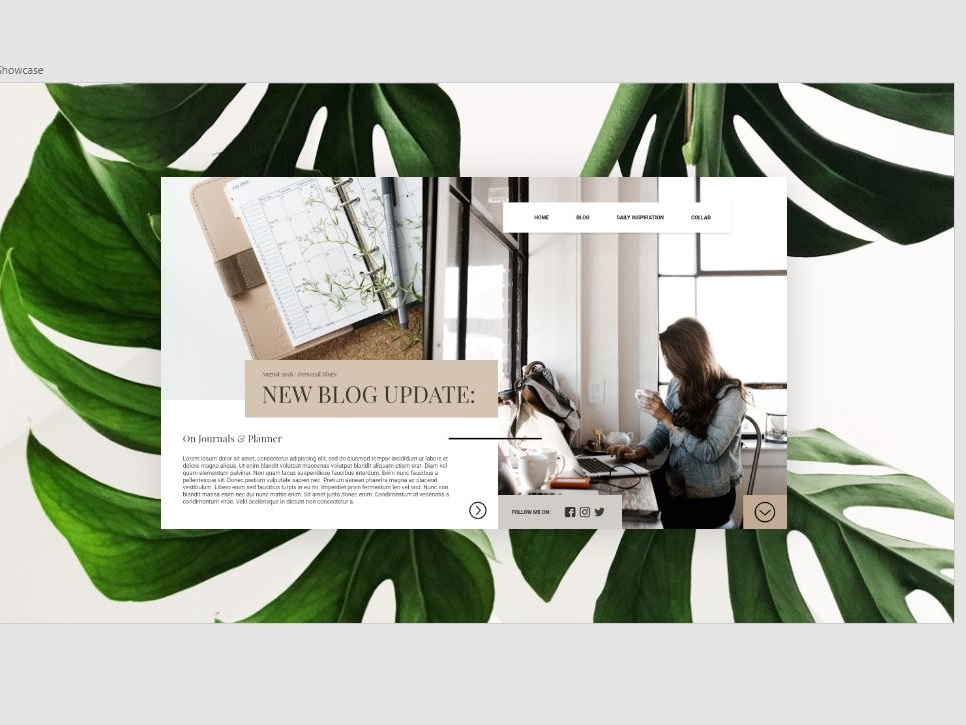Personal Blog Website by Yen Olay on Dribbble