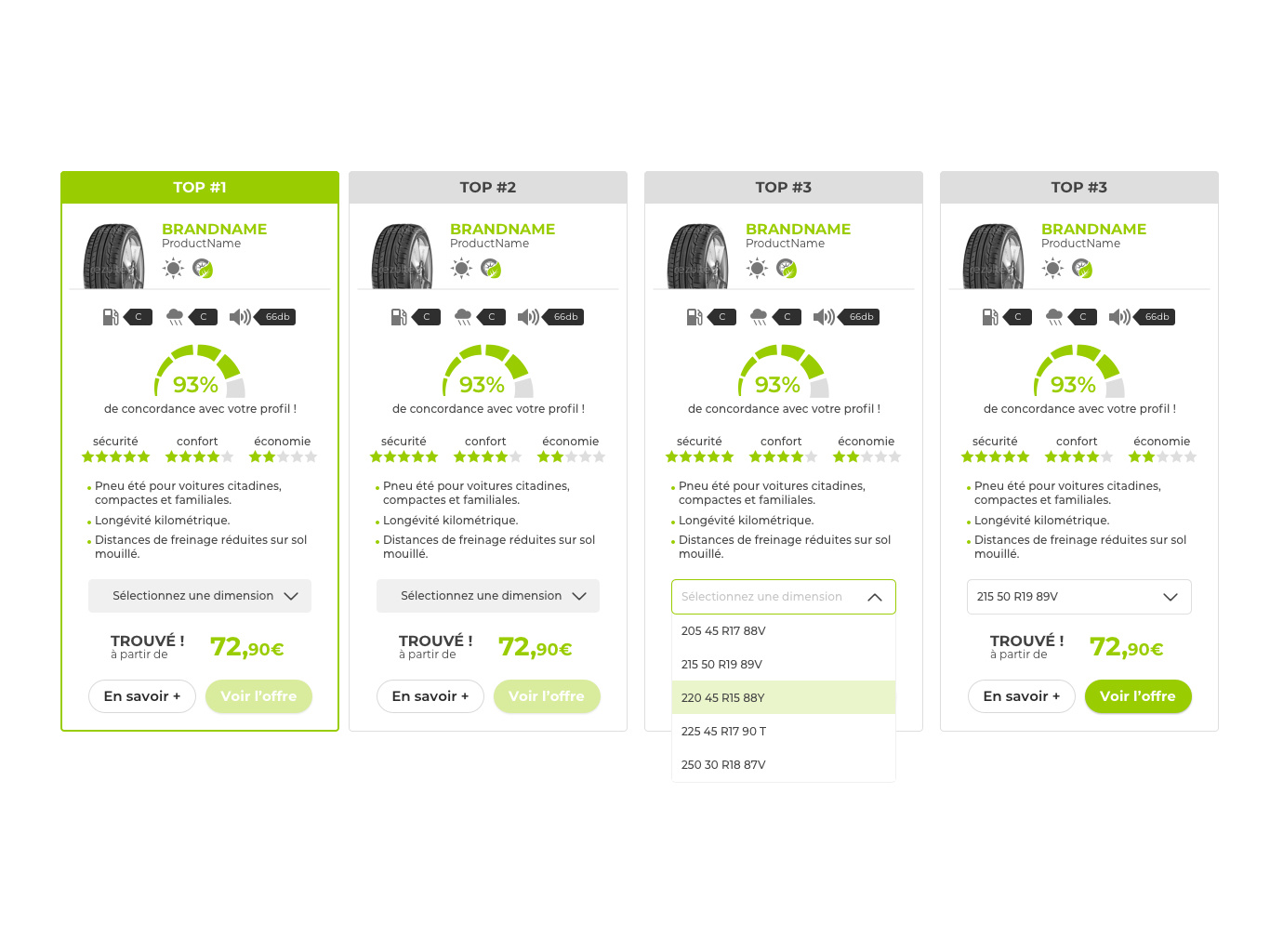 Input fields and behavior of drop-down menus by Nicolas on Dribbble
