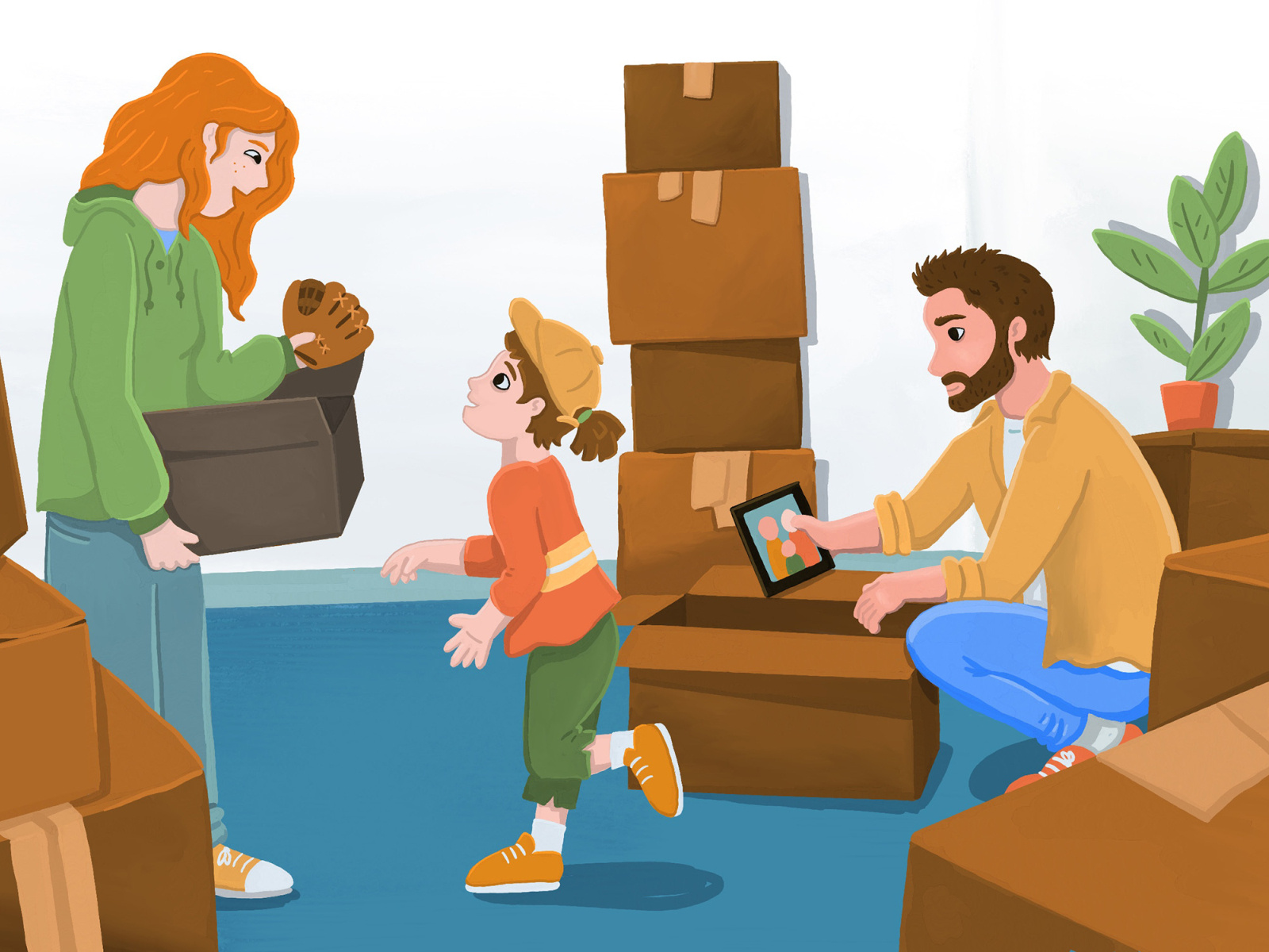 Moving Day by Sara Lynn Cramb on Dribbble