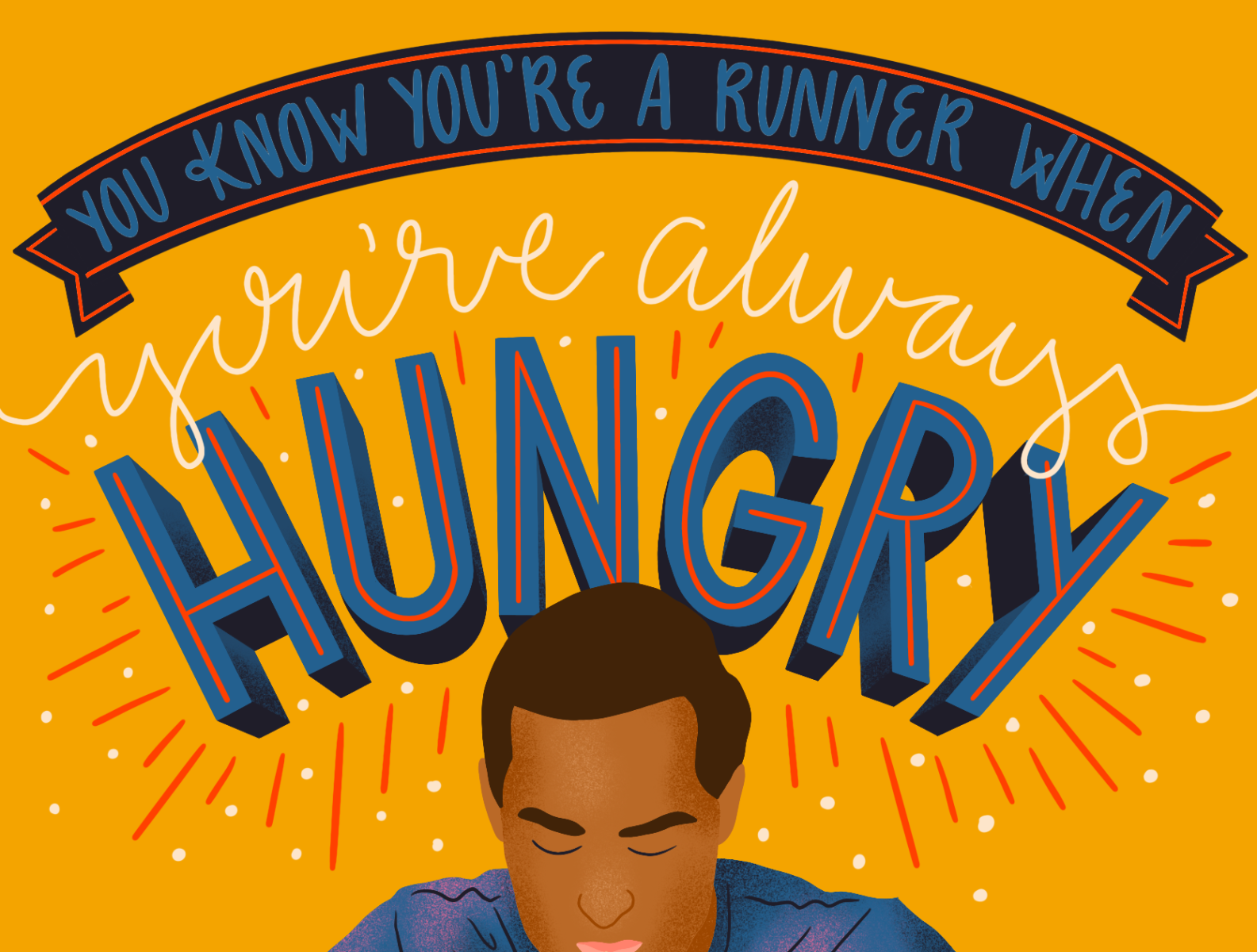 Always Hungry by Andrea Rochelle on Dribbble