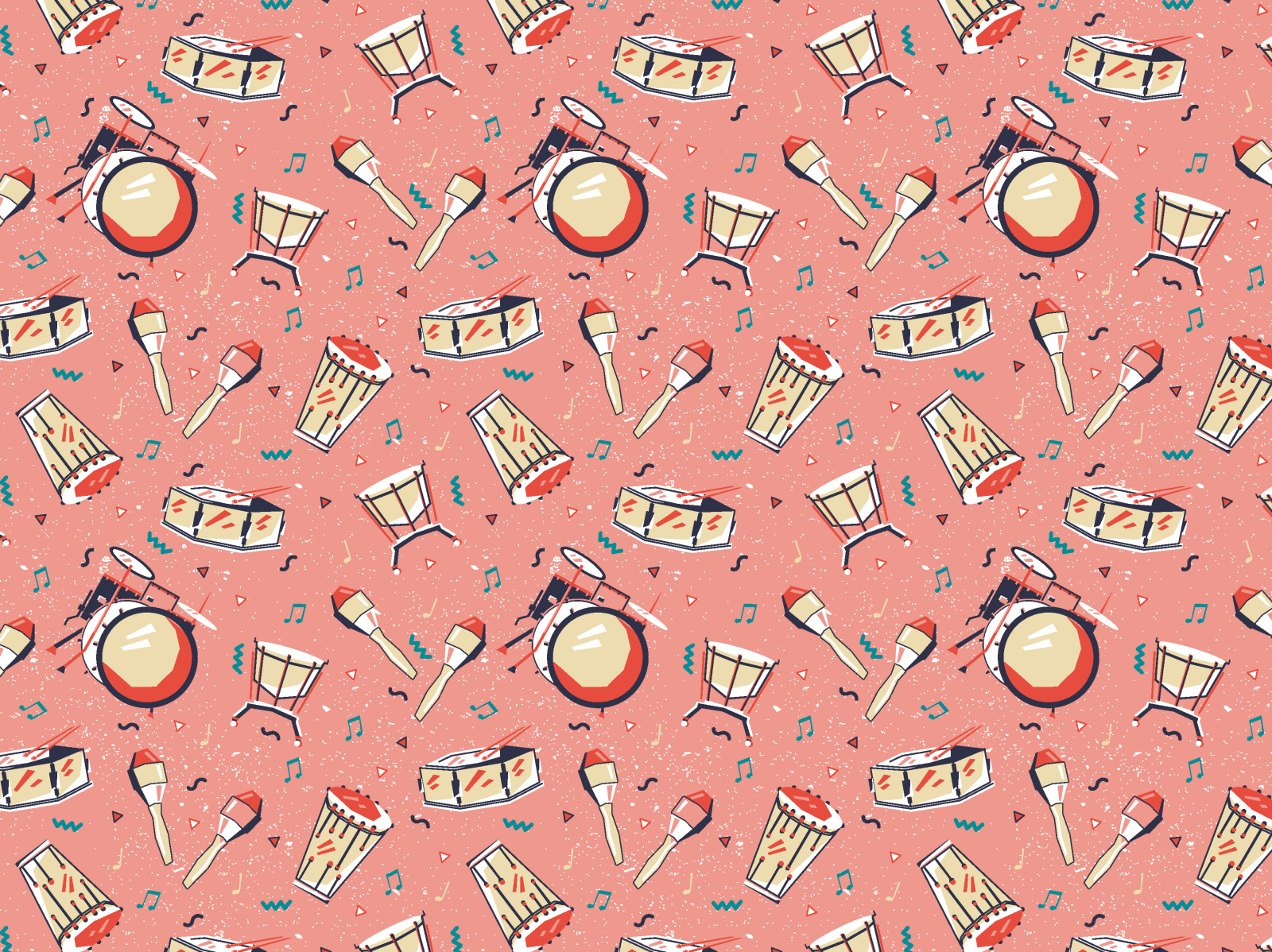 Drums pattern for download by German P. Díaz on Dribbble