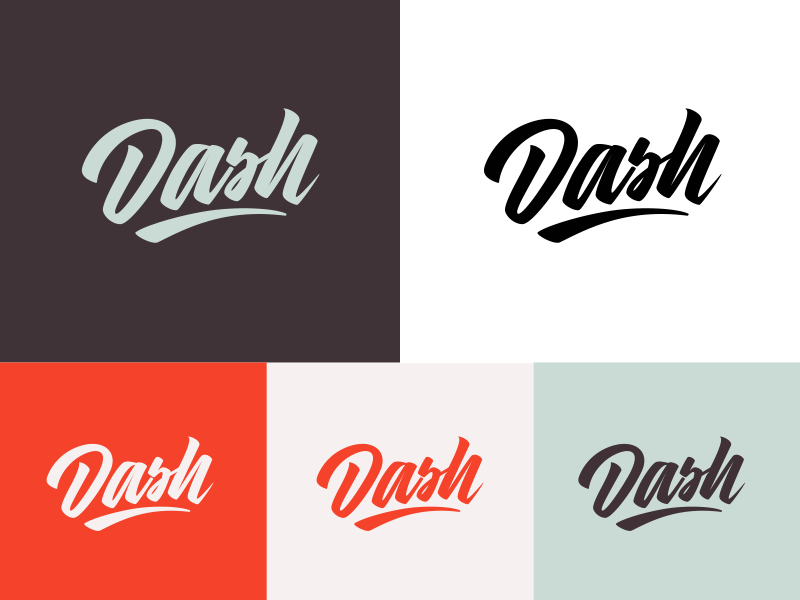 Dash - Lettering for Dash Creative Strategy by Yevdokimov on Dribbble