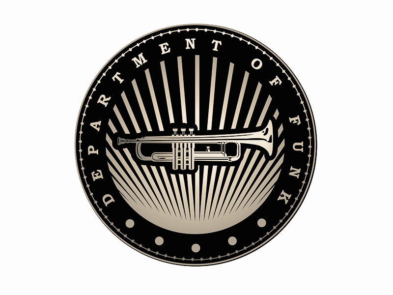 Department of Funk Logo (D.O.F) by Mark Levi on Dribbble