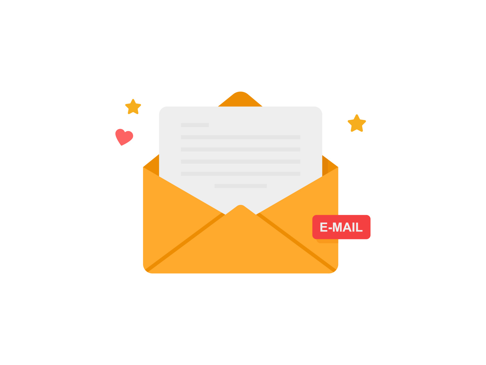 Envelope with email documents 👇🏼 by Graphic Mall on Dribbble