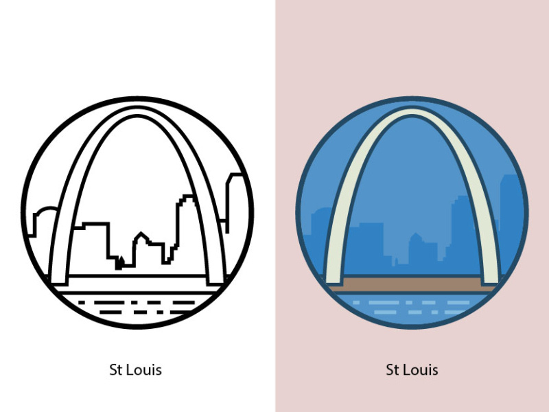 St Louis by Graphic Mall on Dribbble