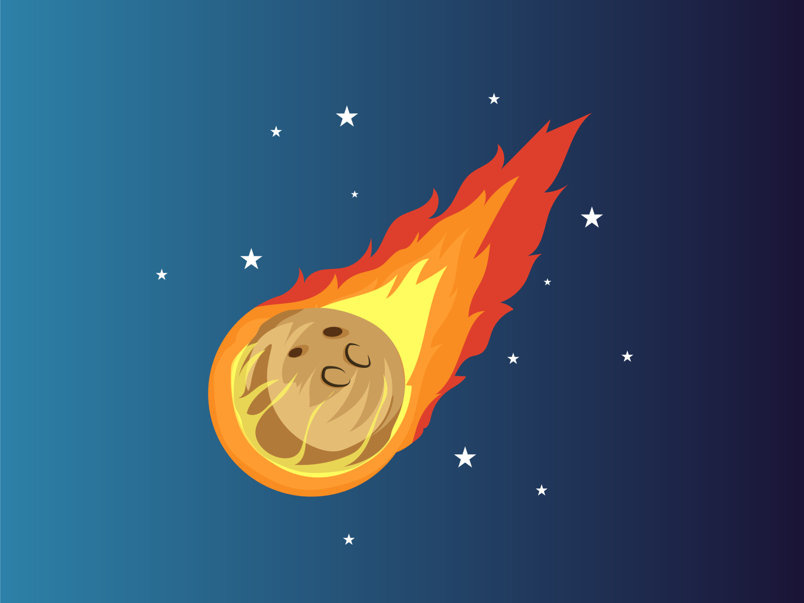 Comet - Space by Graphic Mall on Dribbble