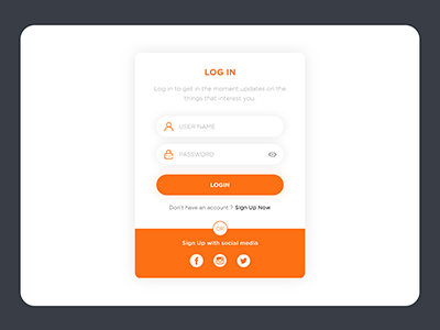 Login Page Design by Ankit Gajera on Dribbble