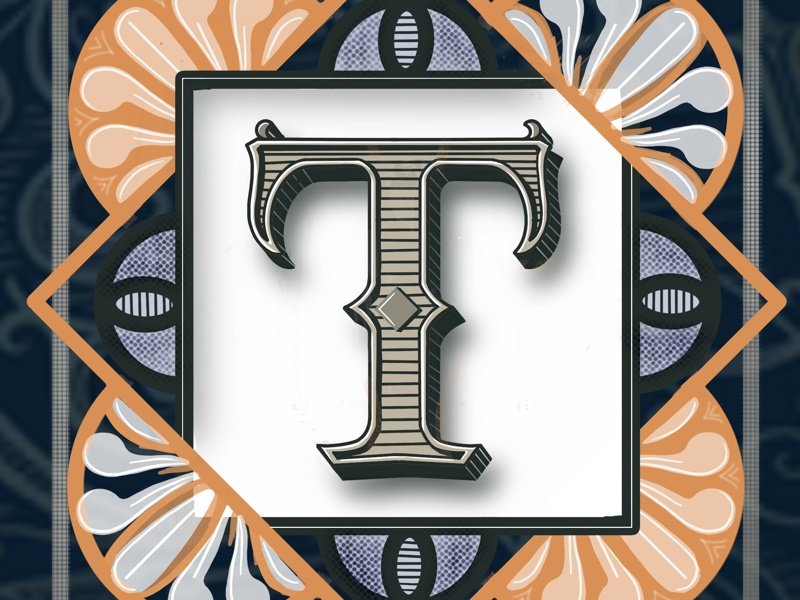 Getting decorative with the “T”! by Good Design LLC on Dribbble