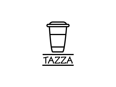 Tazza logo by Mahmoud Chandid on Dribbble