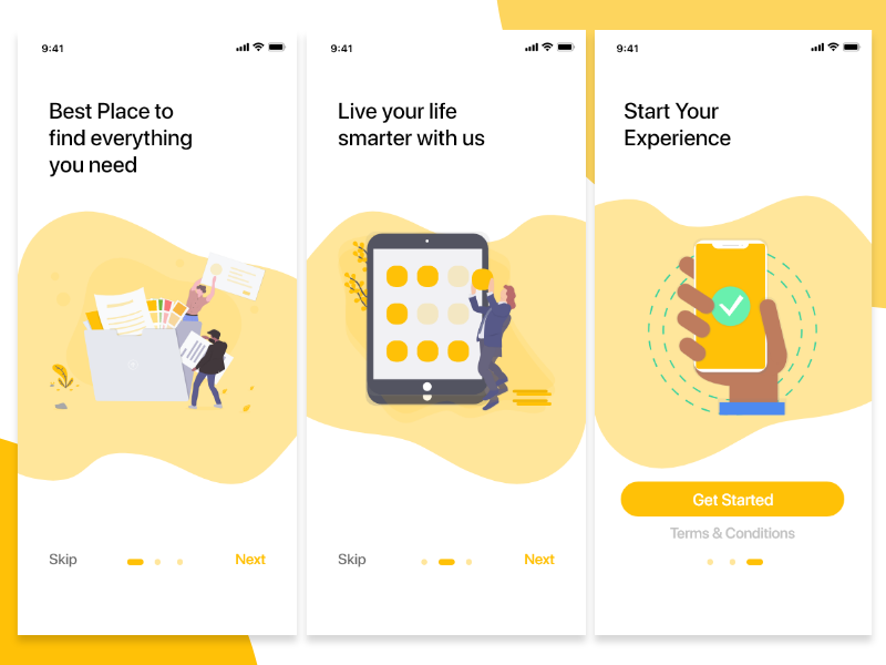 File Explorer Onboarding Screen by Vishant Kumar on Dribbble