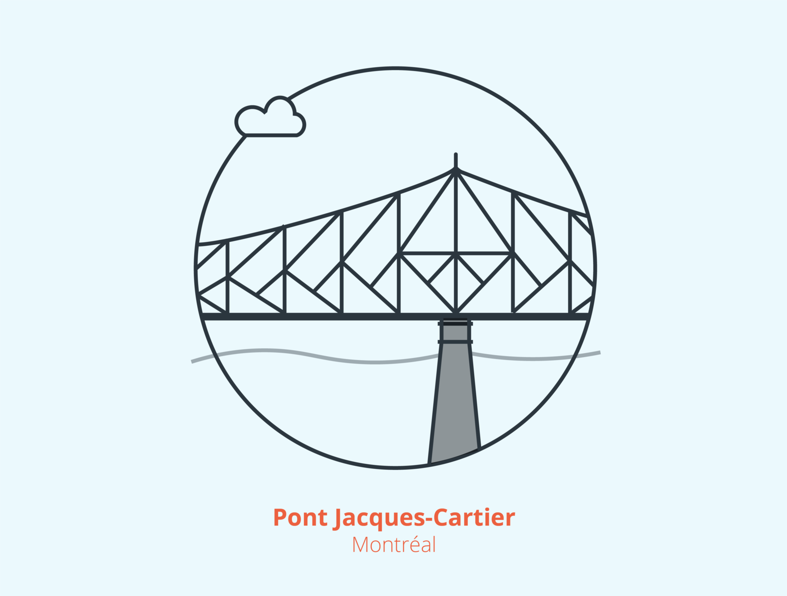 Pont Jacques-Cartier, Montréal by Romain Nugou on Dribbble