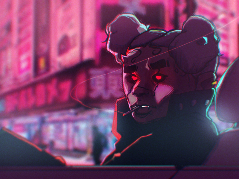 Tokyo 2077 by Taher Rzigui on Dribbble