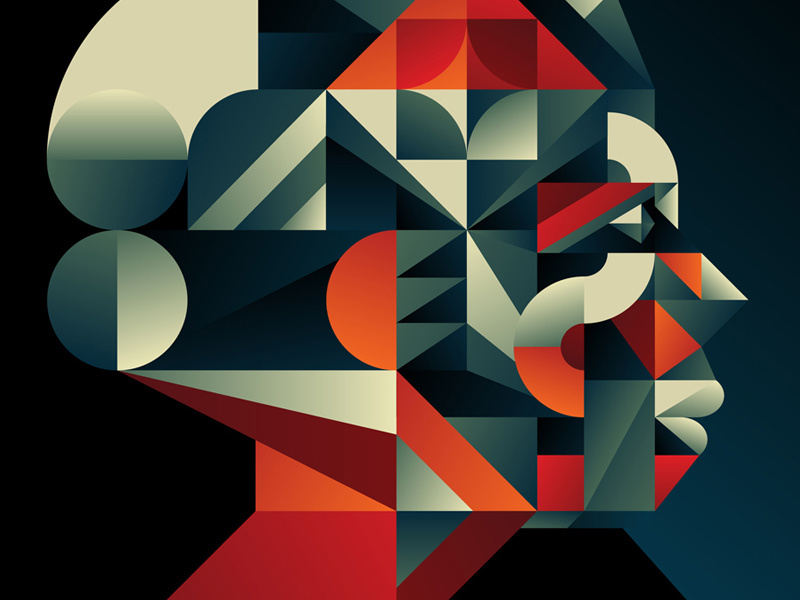 the Face by Evgeny Kiselev on Dribbble